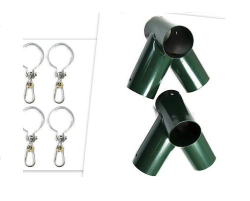 BUNDLE PRICES!: 2 Swing Brackets & 4 Swing Hangers for A-Frame Swing Set