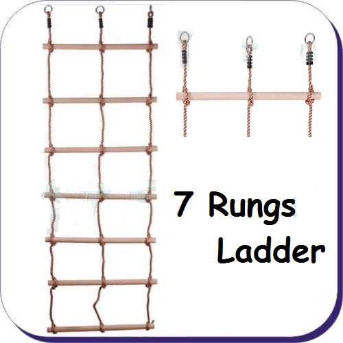 Ropes, Ladders & Nets: Rope Ladder 7 Rungs