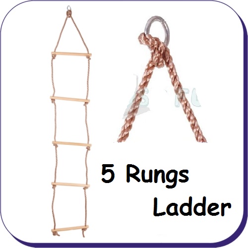 Climbing : Rope ladder 5 Rungs